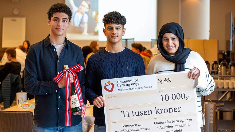 Elevrådet ved Frederik II er best i Østfold - Østfold fylkeskommune